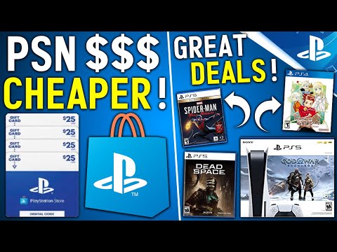 Get PSN $$$ Credit CHEAPER Right Now + Awesome New PS4/PS5 Deals on New Games, PS5 Console + More!