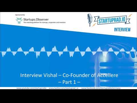 Podcast - State of Digital Entrepeneurship in Germany (Vishal from Acellere)