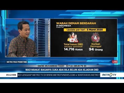 Di Indonesia Demam Berdarah Dengue Lebih Mengerikan Dibandingkan Corona