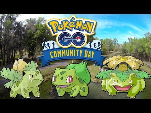 SHINY BULBASAUR! Pokemon GO Community Day | March 2018
