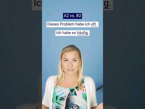 Synonyme A2-B2: Deutsch lernen #deutschlernen #learngerman #germancourse