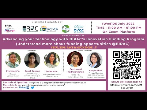 Advancing your technology with BIRAC's Innovation Funding Program