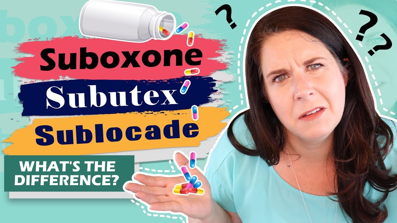 Sublocade Injection, Suboxone, Subutex  Explained