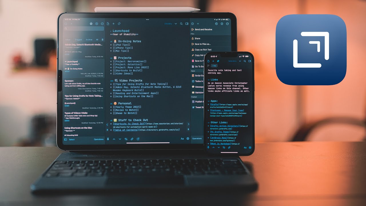 Drafts Tips And Tricks Video From Chris Lawley Drafts Community