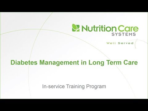 Diabetes Management in Long Term Care