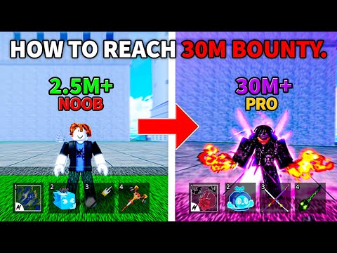 Beginners PvP Guide | How To Get 30M Bounty In Blox Fruits.