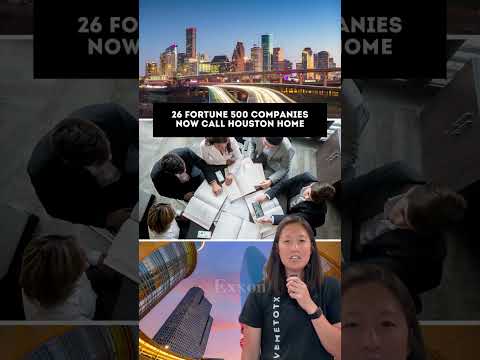 Houston just ranked #3 in the nation for most Fortune 500 headquarters, right behind New York and