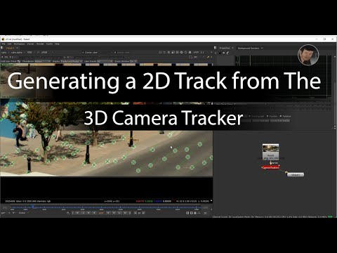 Generating a 2D Track from the 3D Camera Tracker