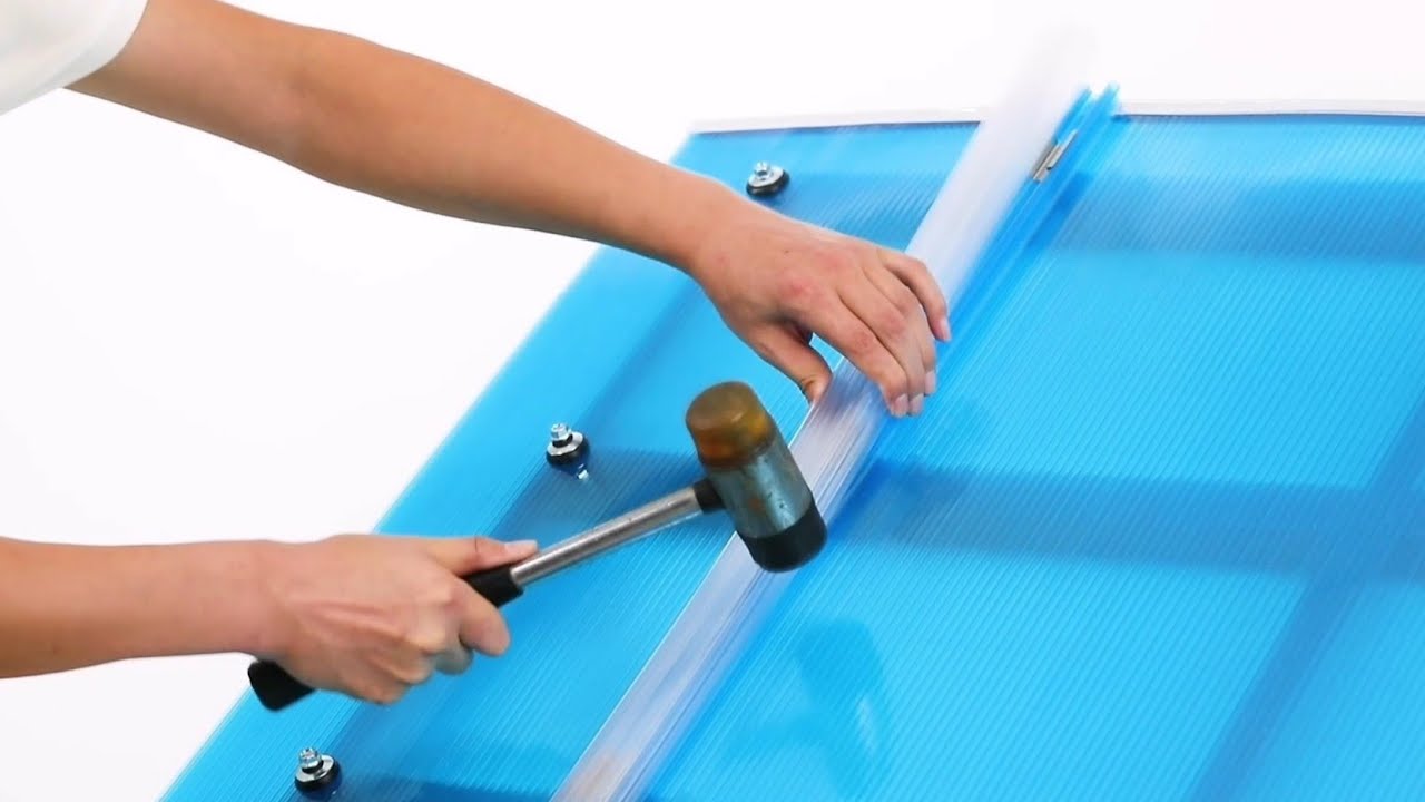 Polycarbonate sheet roofing installation tutorial