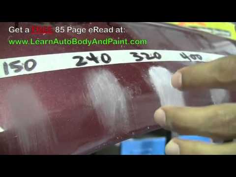 Most Common Autobody Sand Paper Grits - 80 Grit, 150 Grit, 240 Grit, 320 Grit, 400 Grit, 2000 Grit
