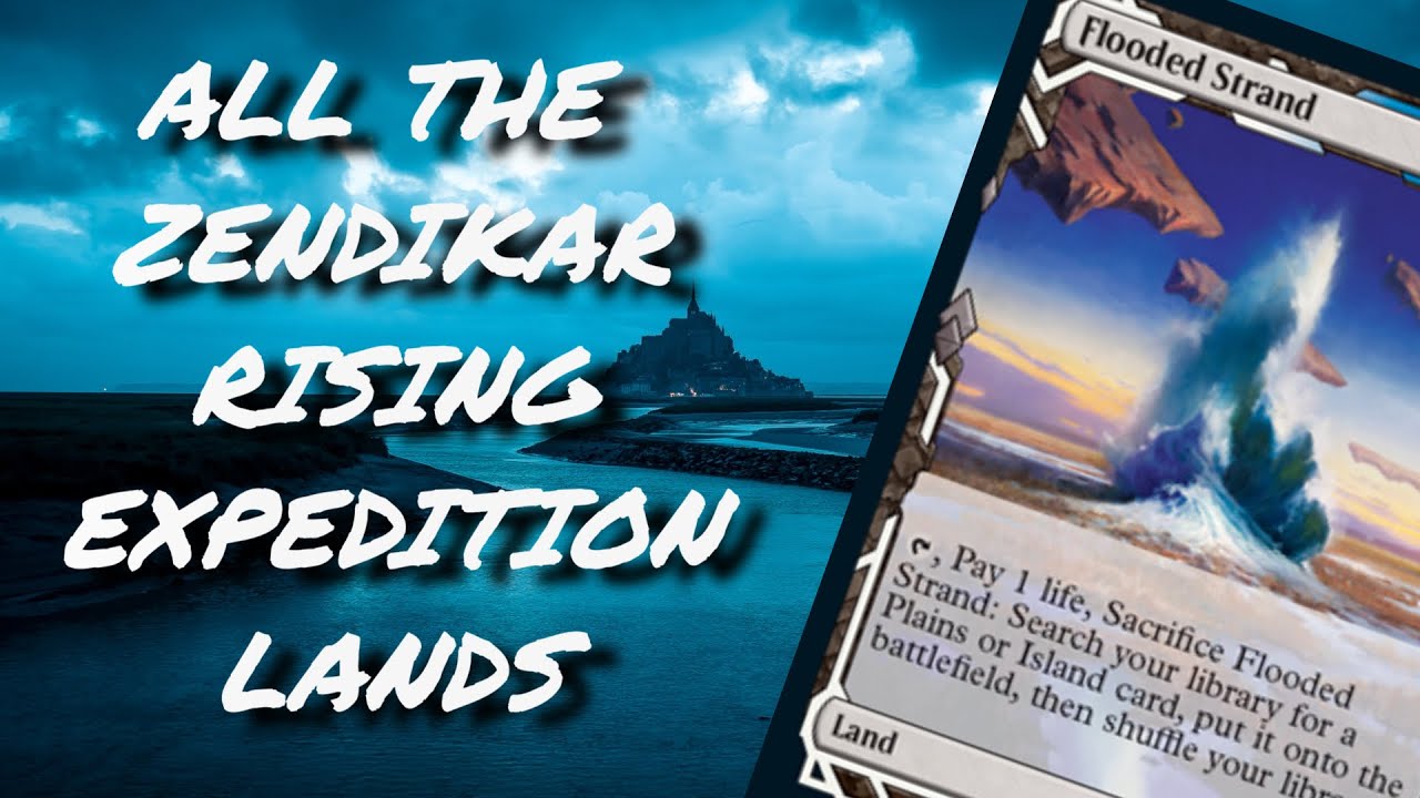 ZENDIKAR RISING EXPEDITION LANDS - A Close Look