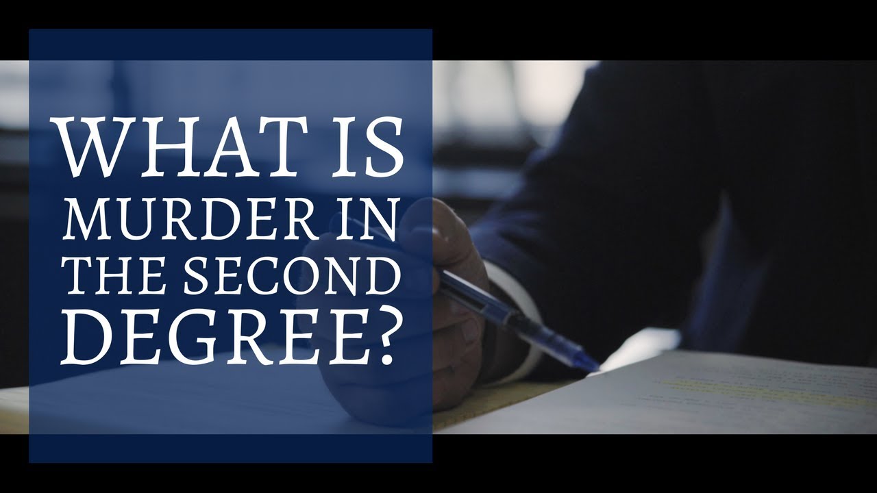 What is murder in the second degree? | Fischer Redavid Miami Criminal Defense Lawyers