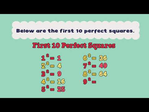What is a perfect square?
