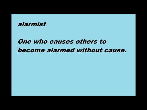 alarmist meaning