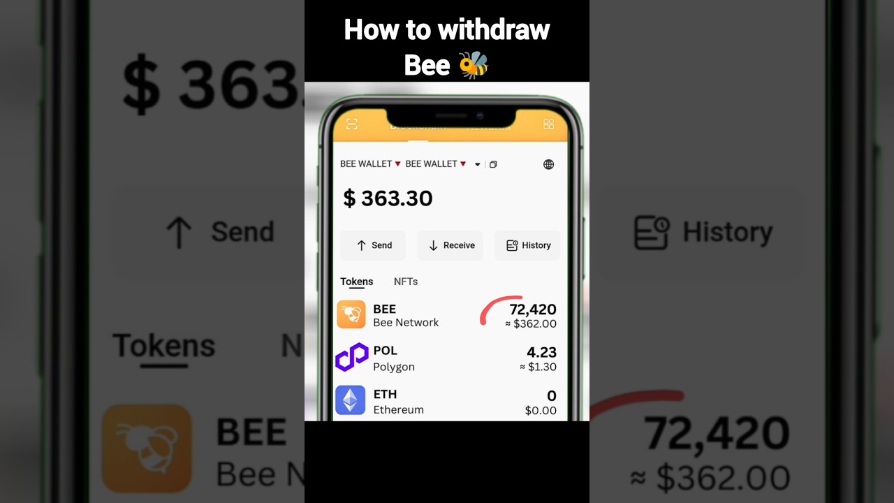 Bee Network Withdraw - How To Withdraw Bee Coin | Step by step