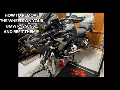 How to remove & refit the wheels on your BMW R1250GS | Fitting the Metzeler Tourance Next 2's