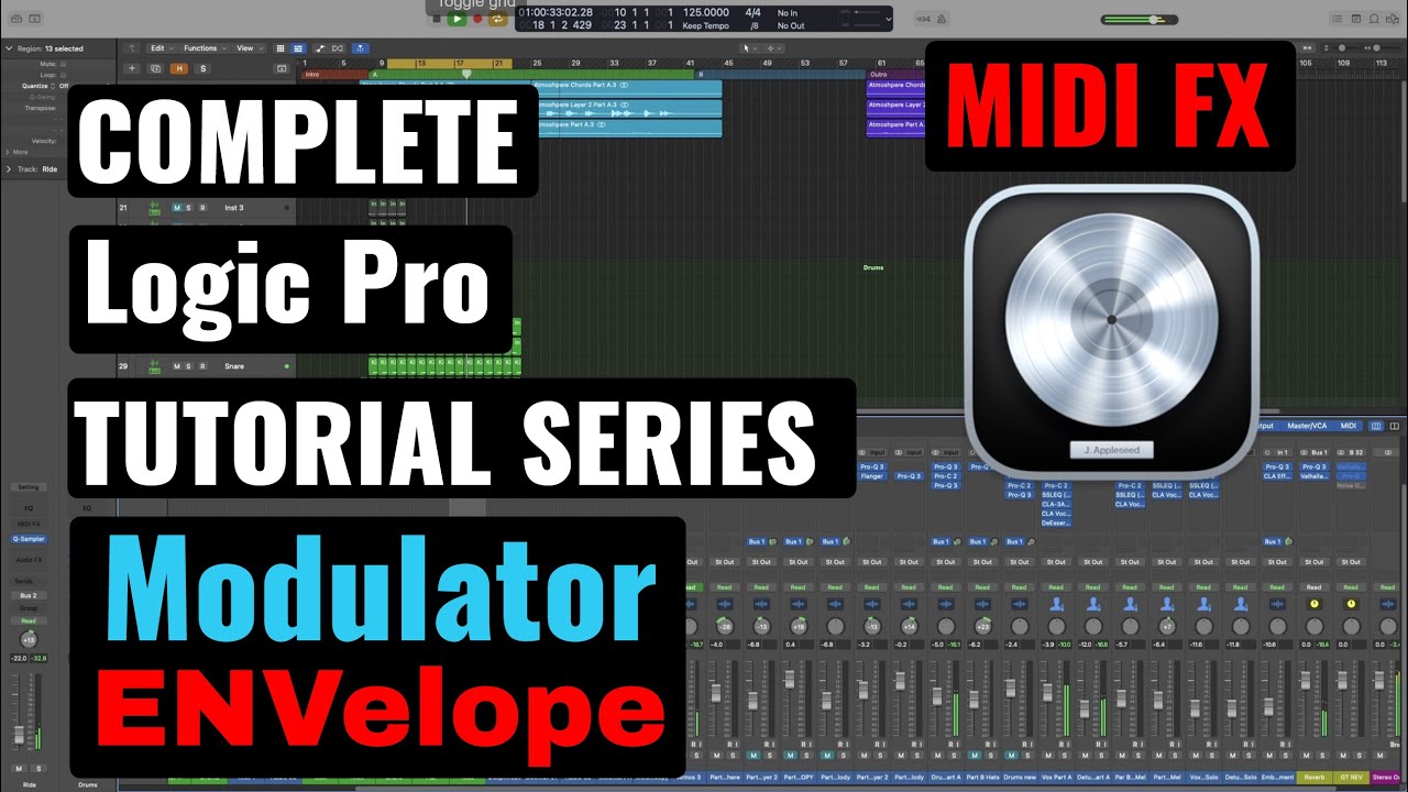 Logic Pro Complete Tutorial - 54 Modulator ENVelope
