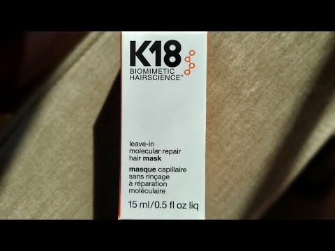 TESTING OUT K18 MOLECULAR REPAIR HAIR MASK! #k18 #k18hairmask #shorts