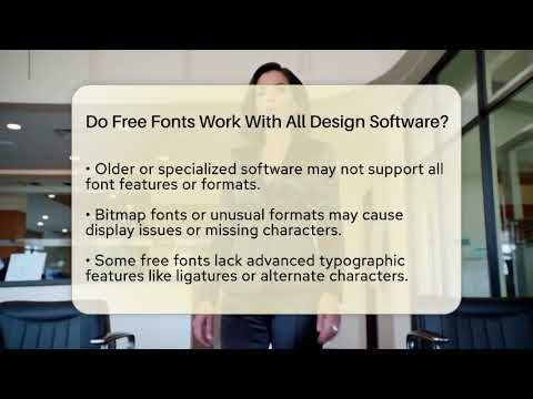 Do Free Fonts Work With All Design Software? - Graphic Design Nerd