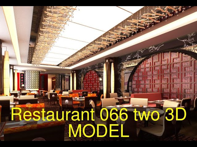 Restaurant 066 two 3D Model - FlatPyramid