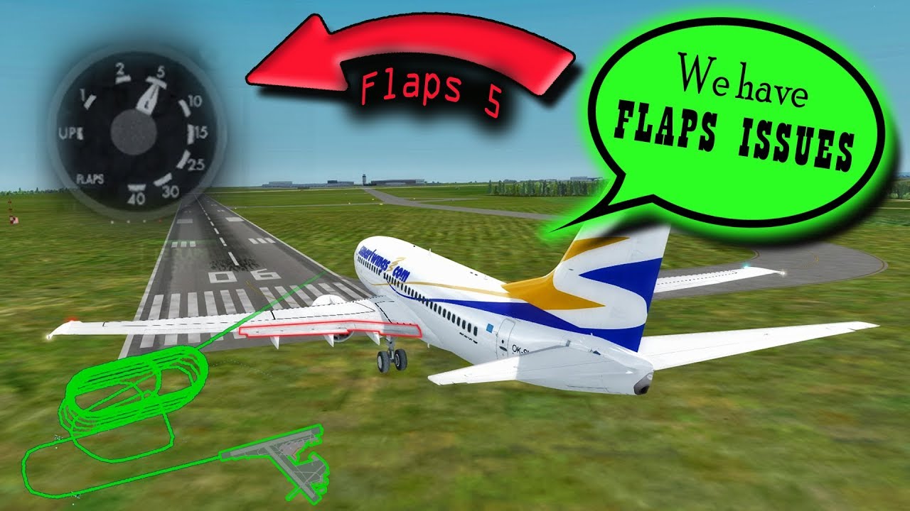[REAL ATC] CSA Boeing B737 is forced to land with only FLAPS 5 | High Speed Landing