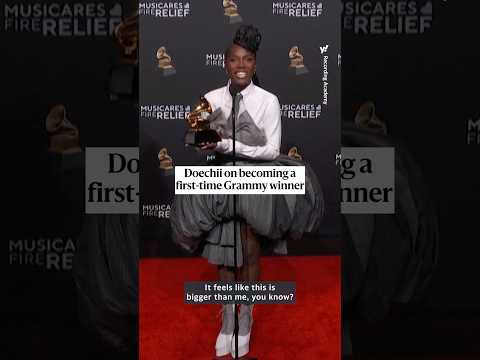 Doechii on becoming a first-time Grammy winner