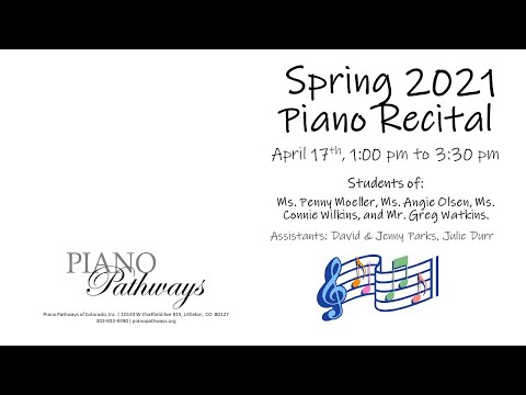 Piano Pathways of Colorado Live Stream