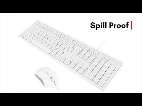 Full-Size USB-A Keyboard & Mouse Combo - Sleek, Silent, and Efficient! | QKEYCOMBO