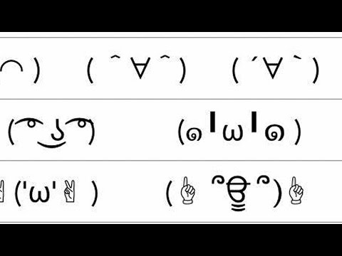 Emojis and emoticons in Japanese