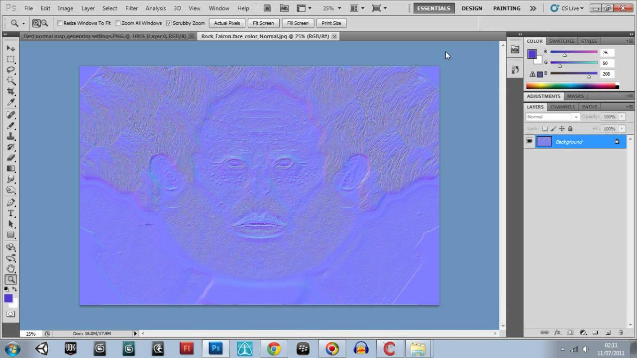 How to create Normal and bump maps for UDK 2011.wmv
