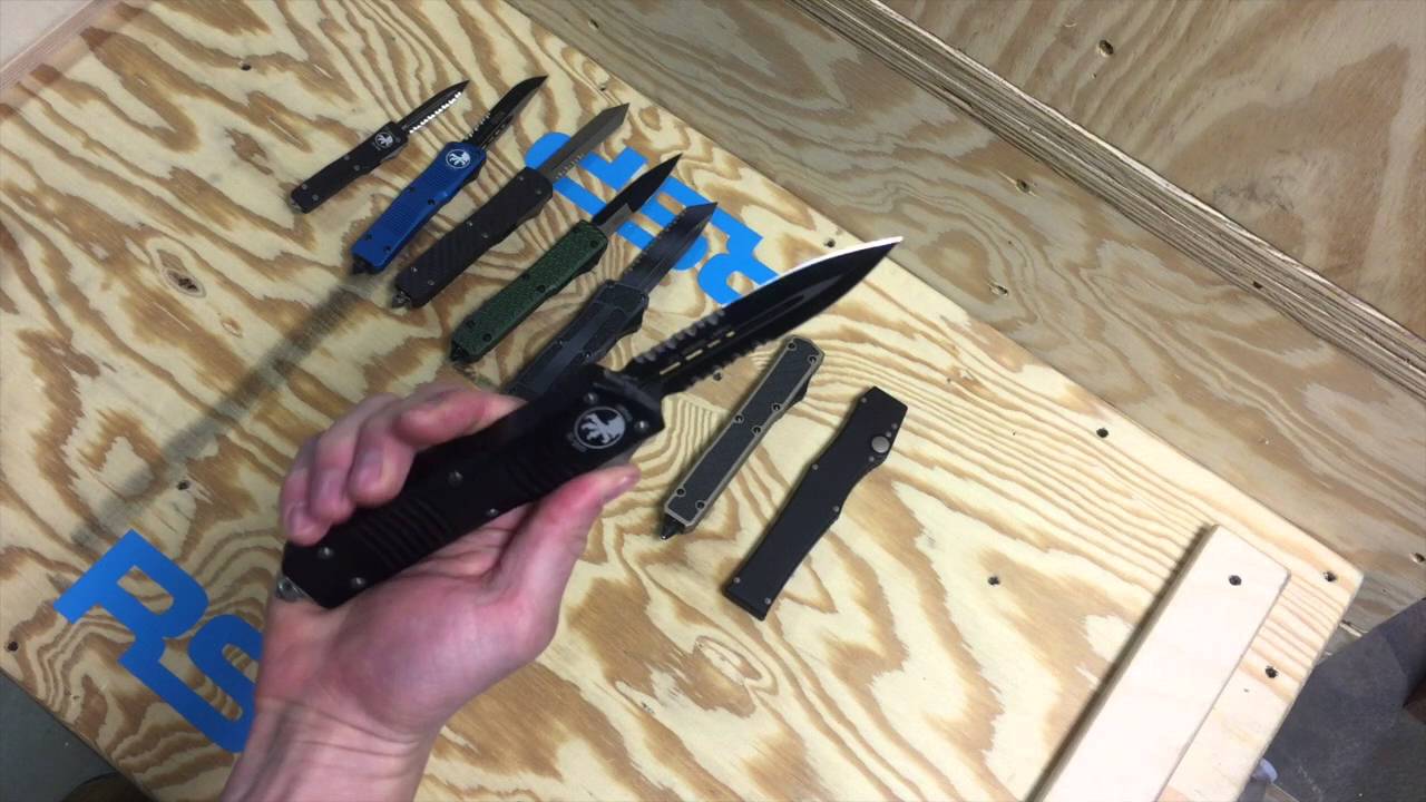 Microtech OTF Knife Size Comparison and Review - Which is right for you?