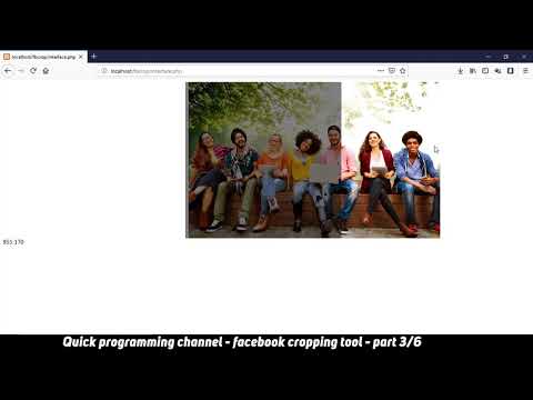 Learn Facebook image cropping tool using Javascript CSS PHP Part3 6 - Mind Luster