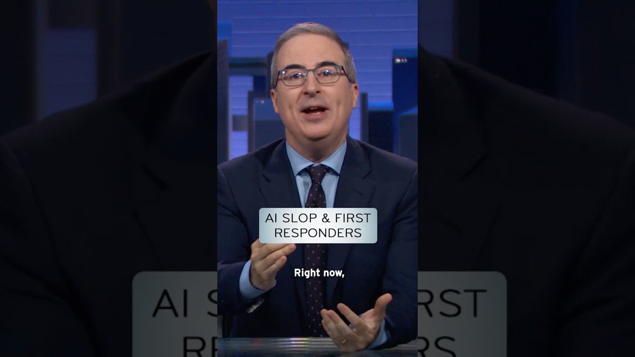 AI Slop & First Responders #lastweektonight