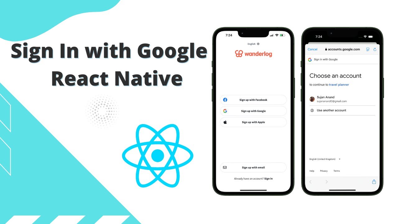 Sign In with Google | React Native | Tutorial for beginners | 2024