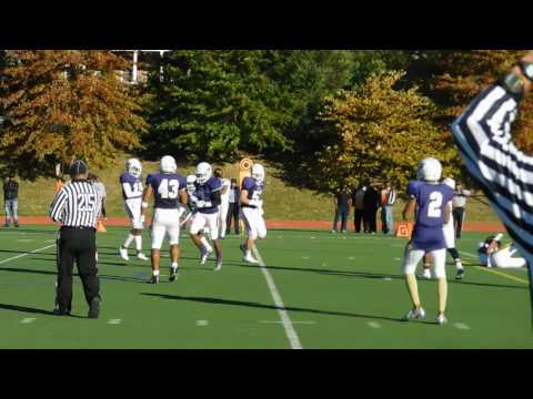 Robinson incomplete pass St. Frances/Mount St. Joseph football 11/5/16
