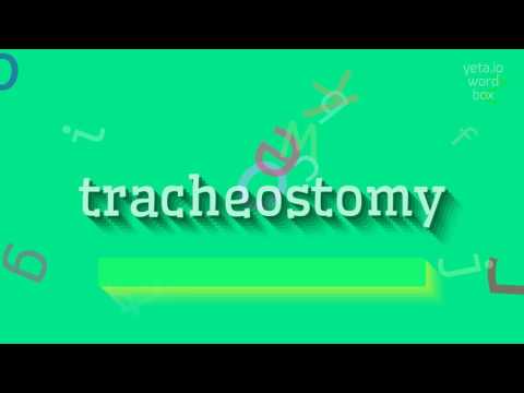 How to say "tracheostomy"! (High Quality Voices)