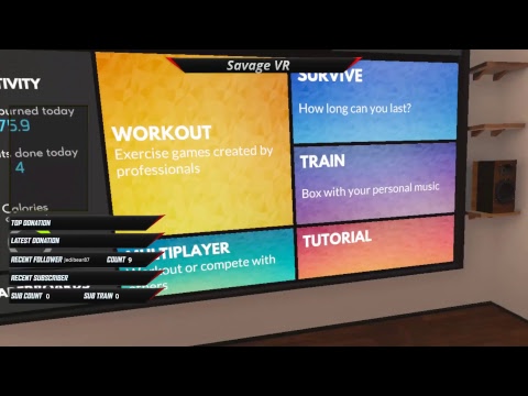 Steam Community :: Video :: SavageVR : Let's Play Live Stream: Lynxercise with BoxVR
