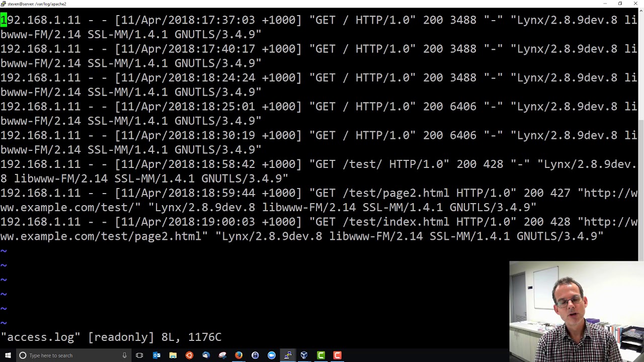 Apache Web Server Access Log