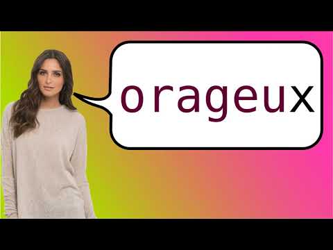 How to say 'stormy' in French?