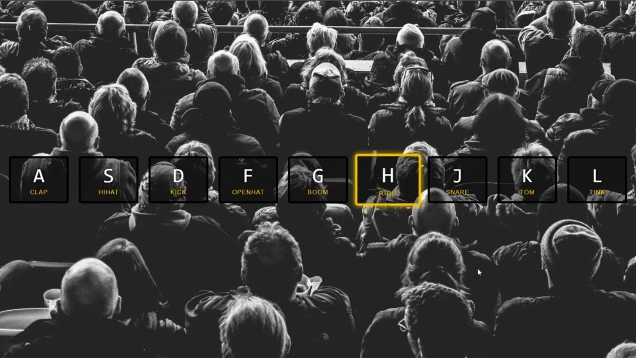 Javascript Drum Kit Video