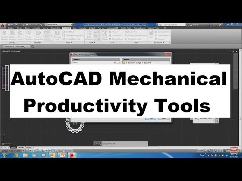AutoCAD Mechanical Productivity Tools