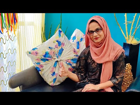 Making Cushion Cover without Stitching #diy #homedecor #diy #cushion #cover