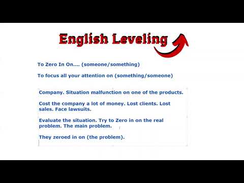 To Zero In On Meaning | English Leveling