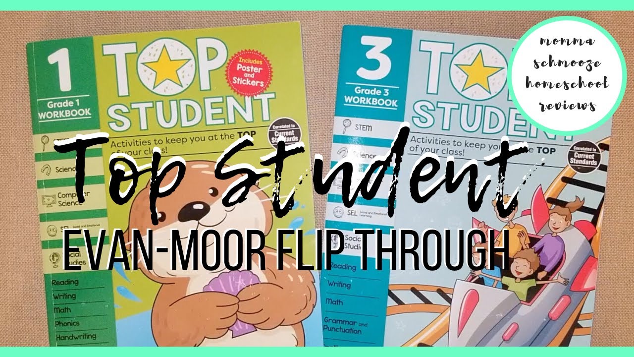 EVAN-MOOR TOP STUDENT GRADE 1 & 3 WORKBOOK || Elementary Homeschool Curriculum