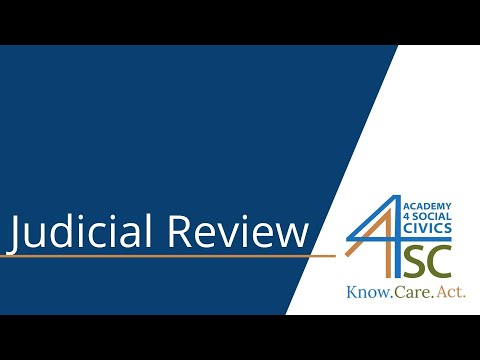 Judicial Review: Checking the Other 2 Branches - U.S. Judicial Branch Series |...