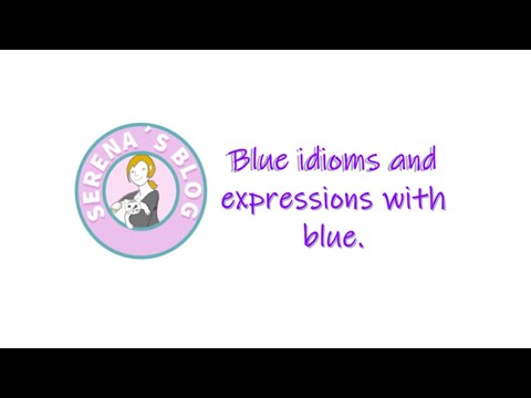 English Idioms and Expressions with blue