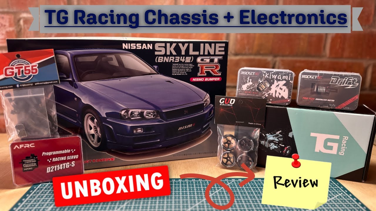 TG Racing RWD Drift Chassis | UNBOXING + 1st Impression + Extras