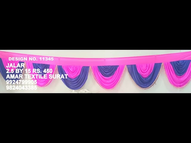 JALAR - Wedding Curtain Parda Trader - Wholesaler / Distributor from Surat
