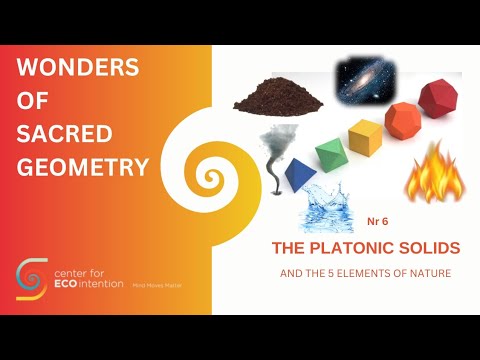 The platonic solids and the 5 elements of nature by Hans Andeweg