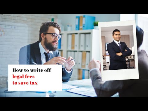 How to write off legal fees to save tax